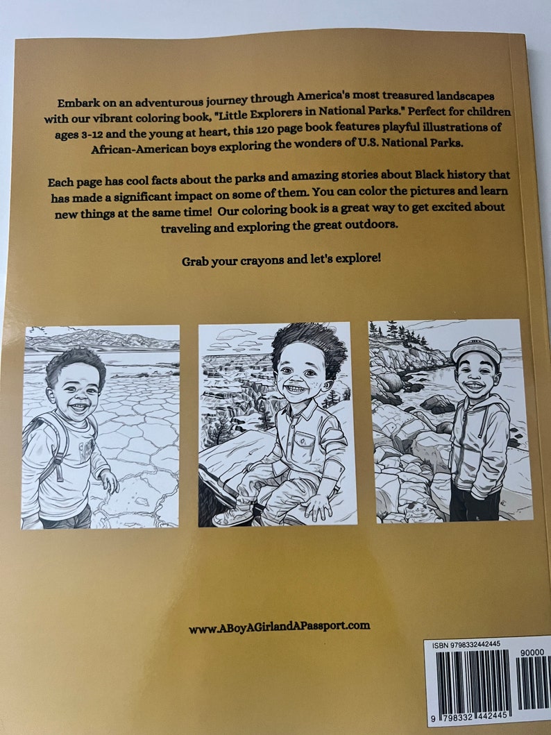 Little Explorers in National Parks Coloring Book Coloring Pages to ...