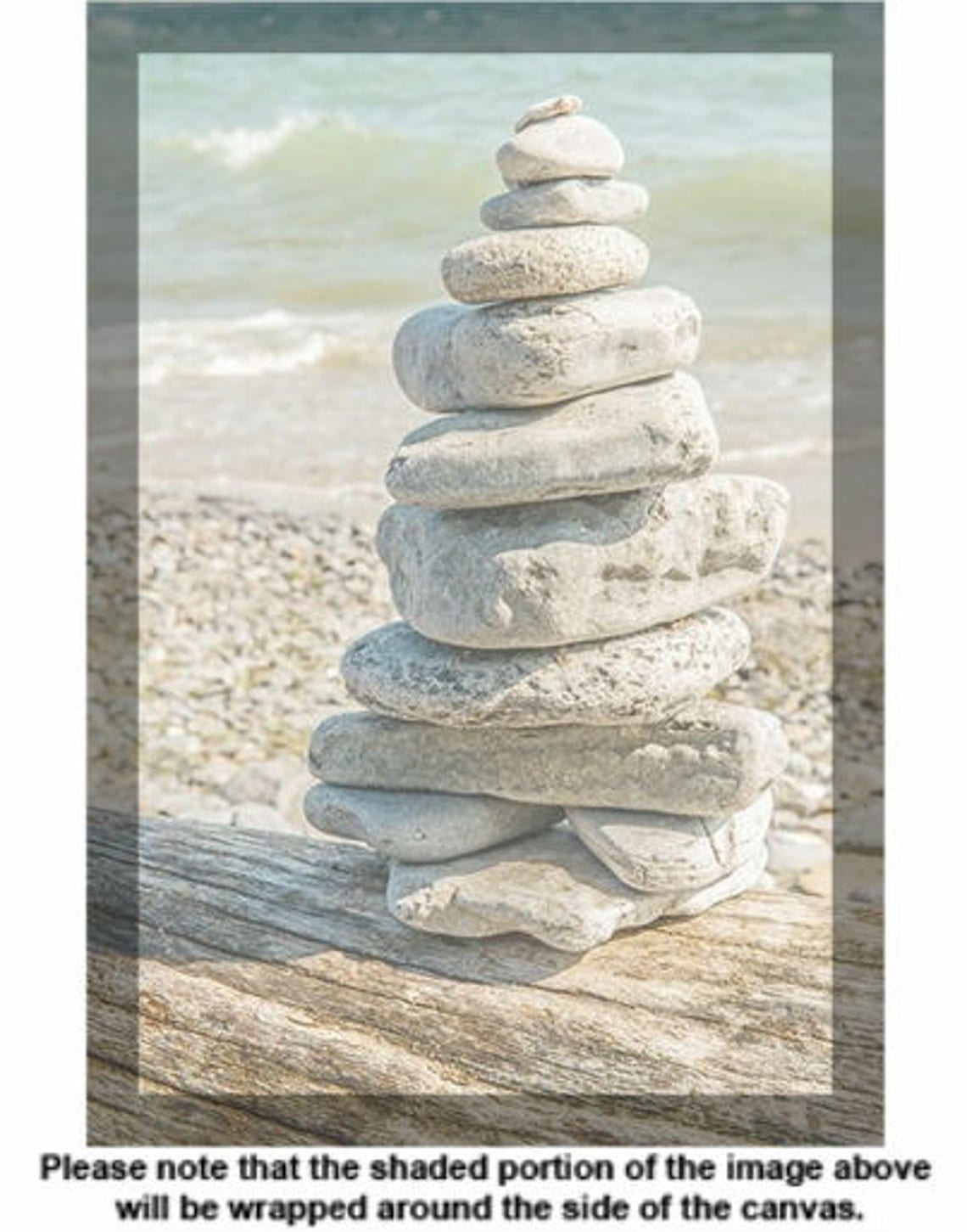 Cairn Stacked Rocks PRINT ACRYLIC or CANVAS Gallery Wrap | Etsy