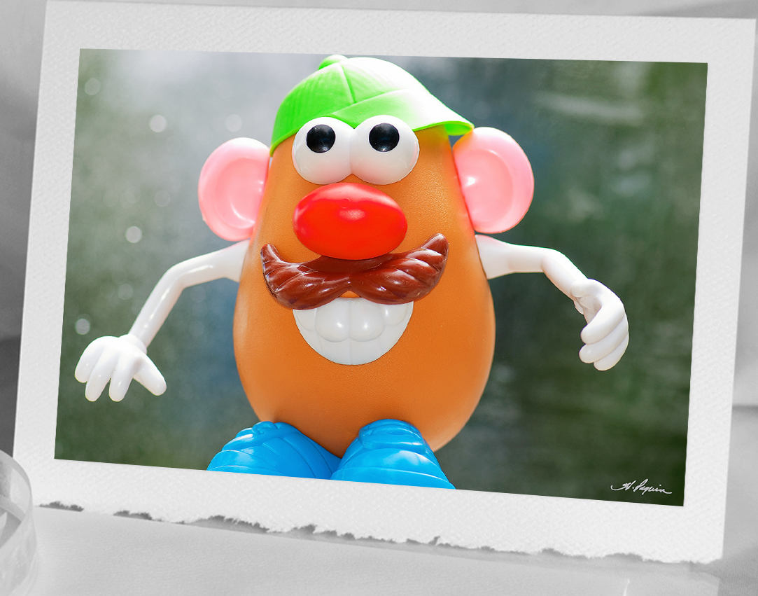 Mr. Potato Head, Photo Greeting CARD, Children Blank Notecard, Fun ...