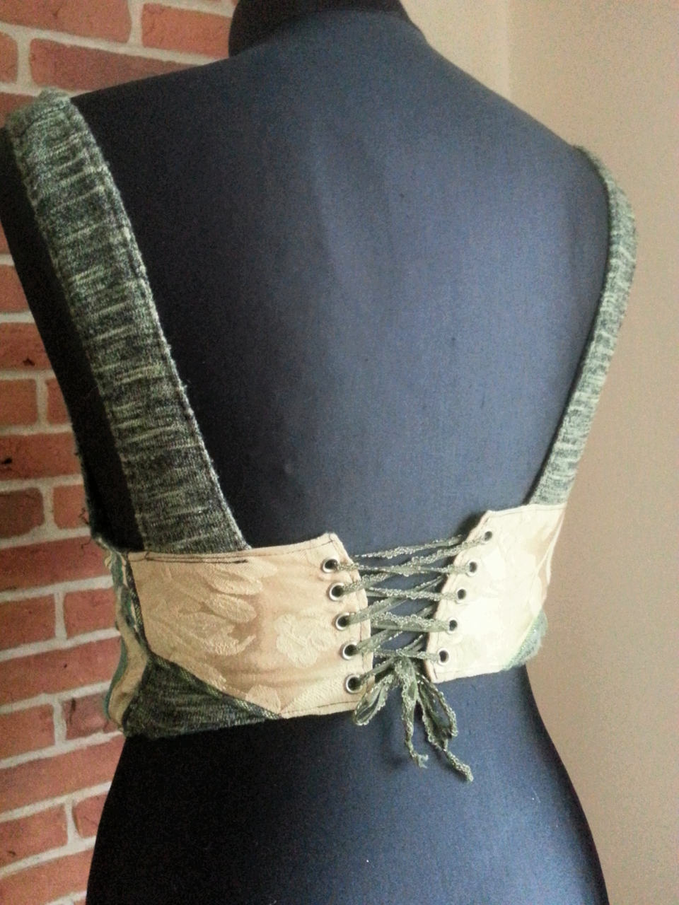Green Corset Tribal Primitive for a Godess - Etsy