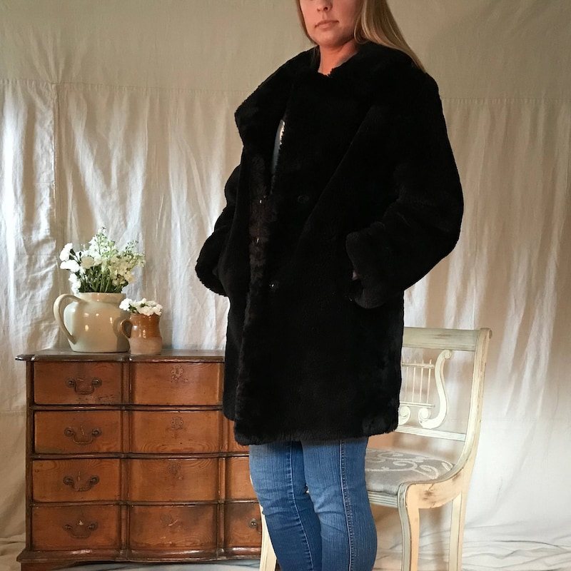 Mouton Fur Coat - Etsy