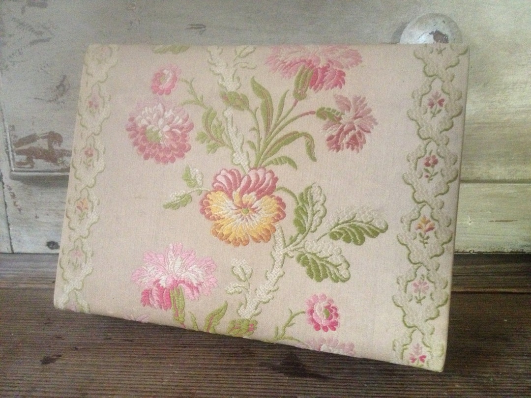 French Silk Brocade Confectionery Box, Jewelry, Boudoir Vanity Case ...