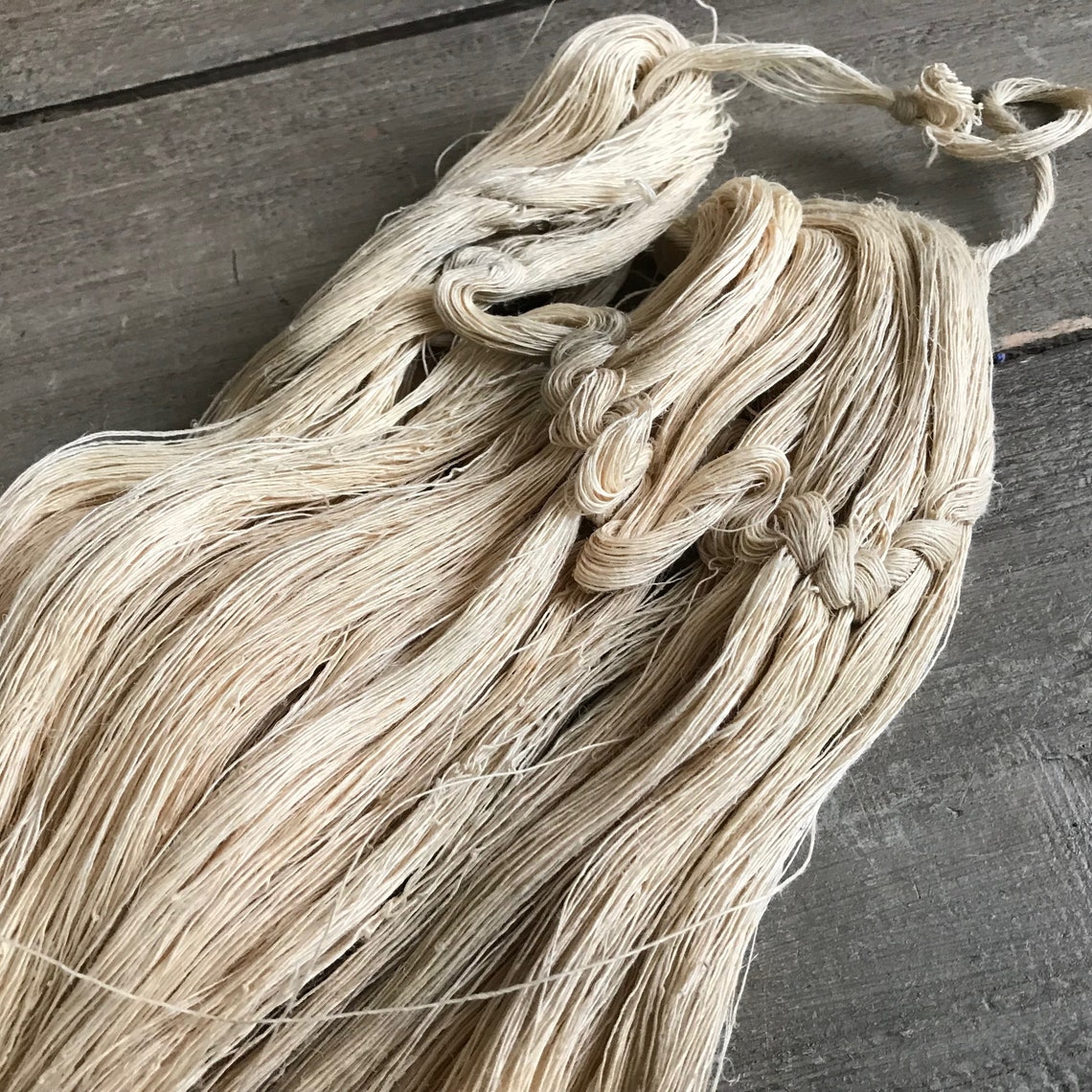 1 19th C French Hemp Thread Home Spun Hemp Natural Thread | Etsy