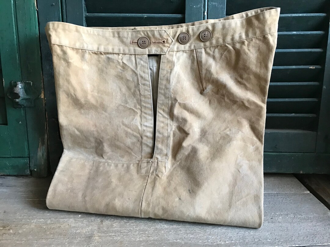 French Canvas Chaps, Hunting Fishing Sporting Wear, Peasant Work Wear ...