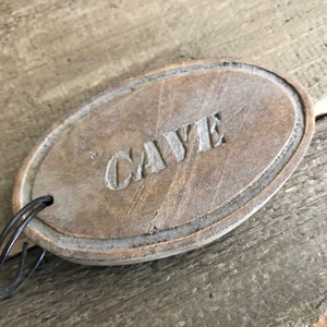 1 French Key Fob, Cave Room Key Holder, Carved Wood, French Chateau ...