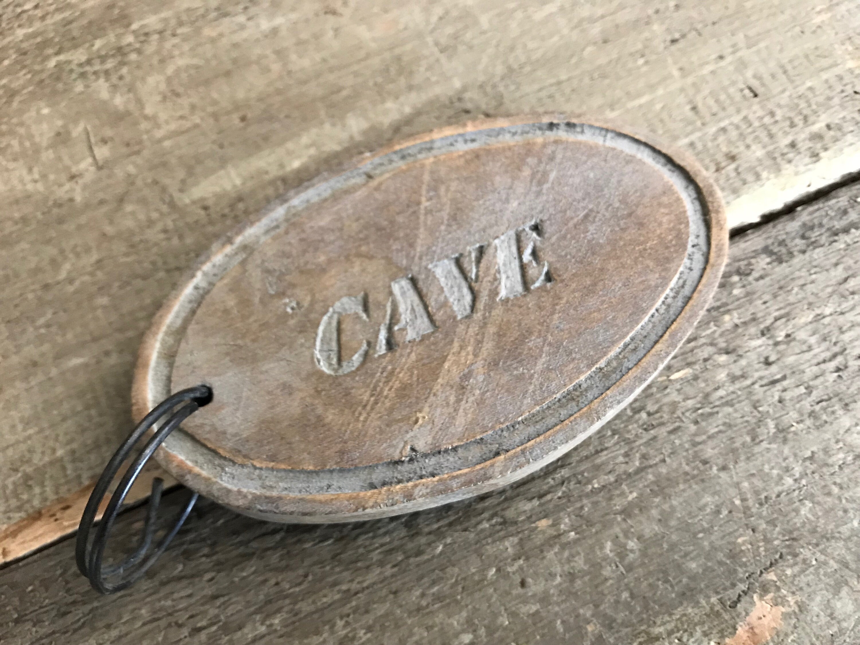 1 French Key Fob, Cave Room Key Holder, Carved Wood, French Chateau ...