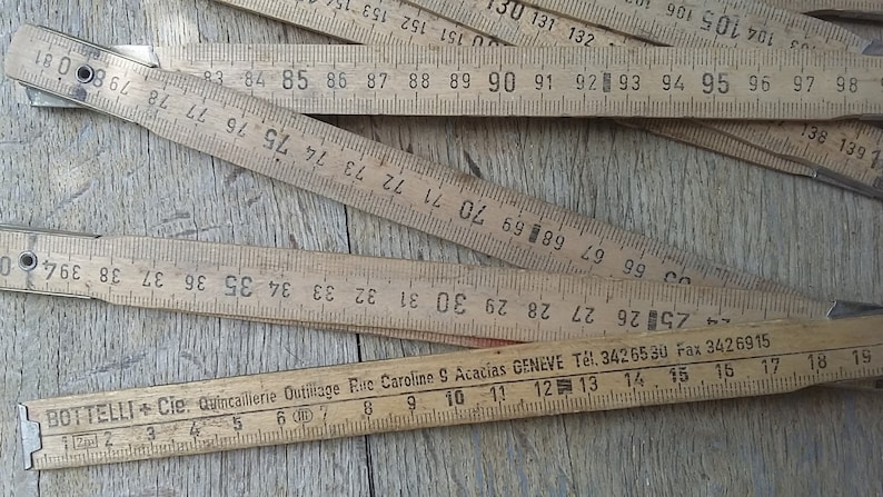 Swiss Wood 6 Ft Folding Ruler Measuring Tool - Etsy
