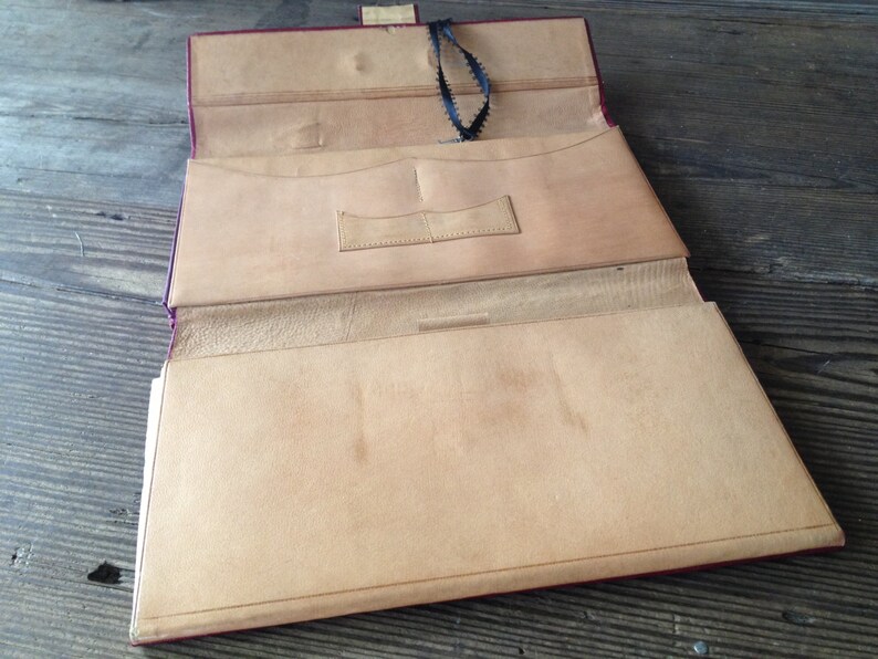 Red Leather Journal Original Skeleton Key, Book Cover, English Oxblood ...