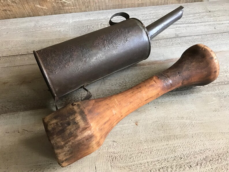 Rustic Sausage Press Solid Wood Primitive Kitchen Tool - Etsy