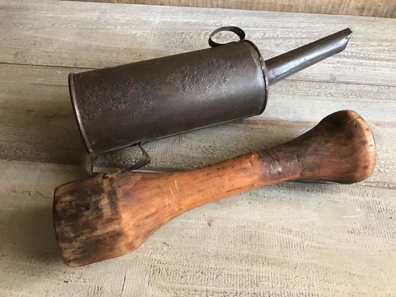 Rustic Sausage Press Solid Wood Primitive Kitchen Tool - Etsy