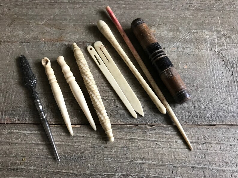 Antique Needle Collection Treen Turned Wood Needle Case | Etsy