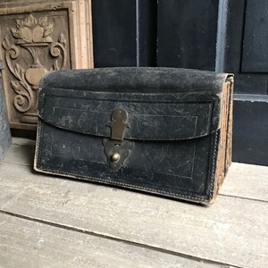 19th C French Document Case, File Box, Brass, Expandable File, Invoice ...