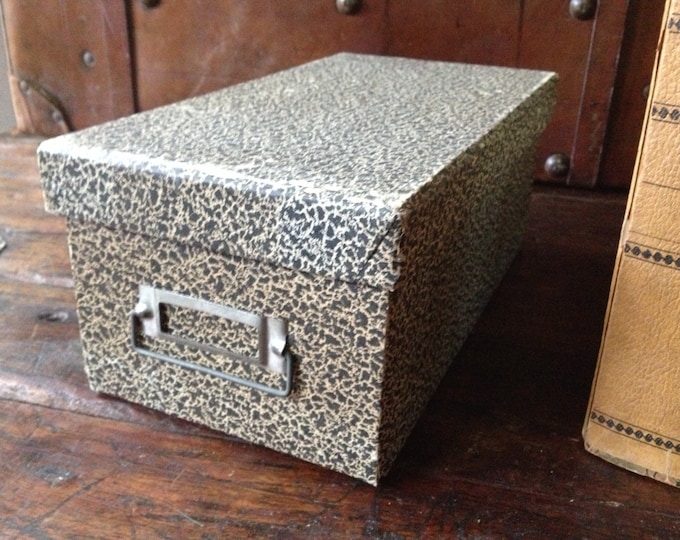 Vintage 1940s ~ Retro Office Cardboard File Letter Box ~ Industrial ...