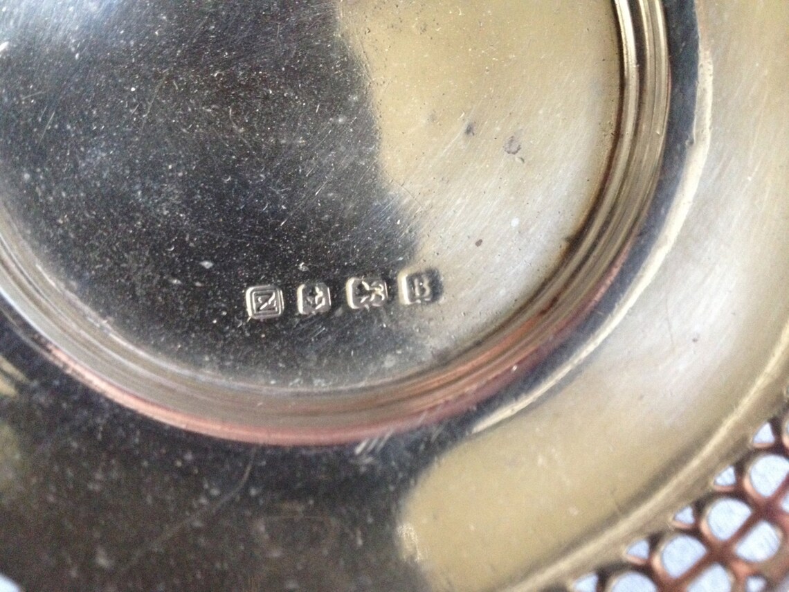 Birmingham Silver Bon Bon Candy Dish Nut Snack Dish English | Etsy