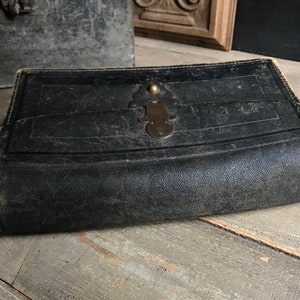 19th C French Document Case, File Box, Brass, Expandable File, Invoice ...