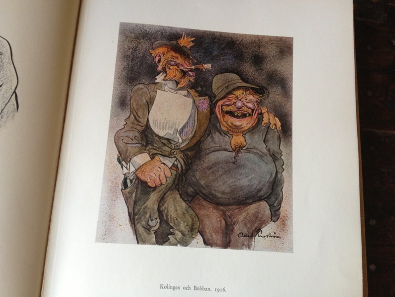 Albert Engstrom Satirical Illustrations Artwork Book Stockholm Sweden ...