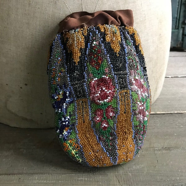 Antique Beaded Purse - Etsy