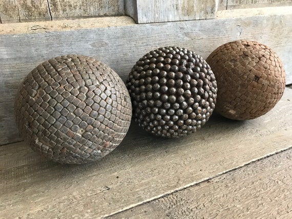 1 French Wooden Boule Artistic Iron Decorated Design Price - Etsy
