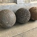 1 French Wooden Boule, Artistic Iron Decorated Design, Price for 1, 3 ...