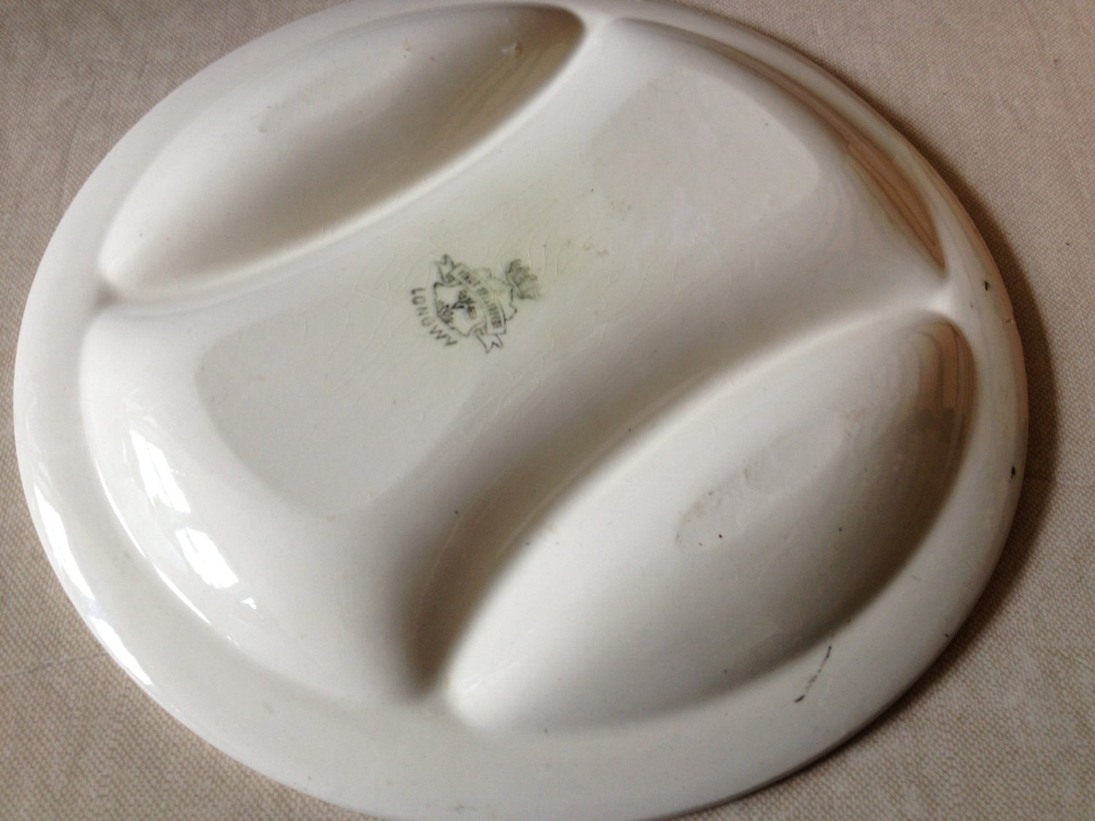 French Longwy Porcelain Plate Handpainted Floral Dinner Serving Plate ...