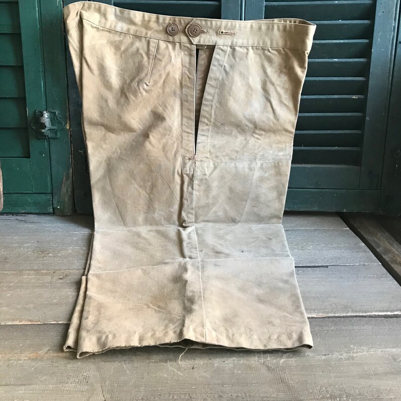 French Canvas Chaps Hunting Fishing Sporting Wear Peasant - Etsy
