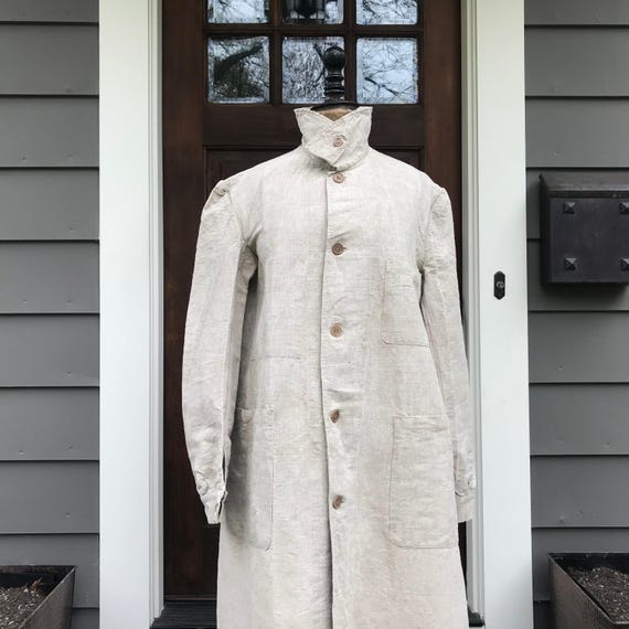 French Linen Motoring Duster, Edwardian Era, Model T … - Gem
