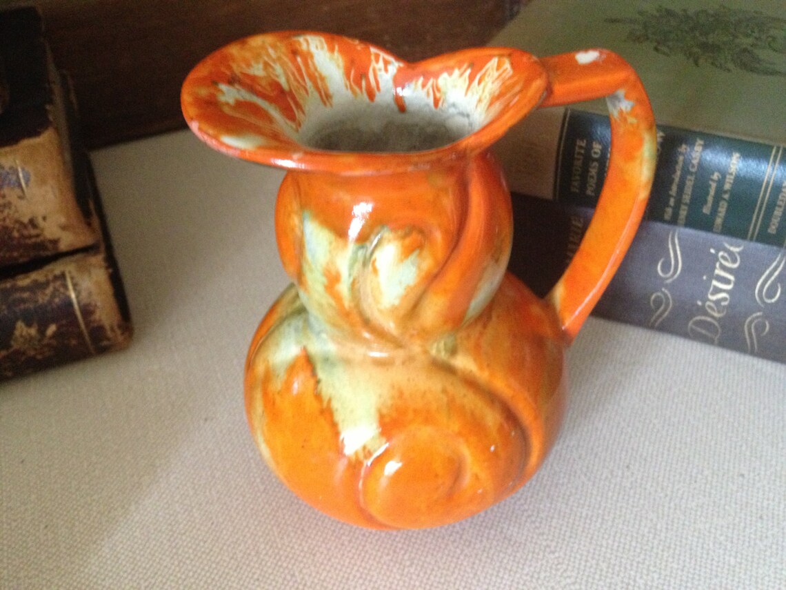 Crown Devon Art Deco English Pottery Jug Vase Pitcher - Etsy