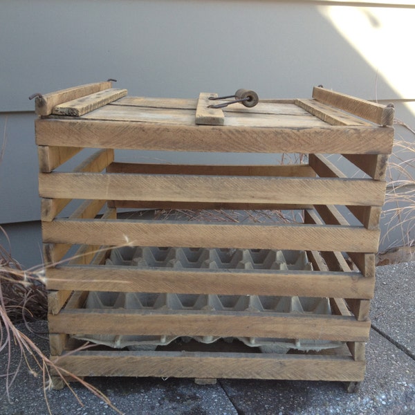 Vintage Egg Crate - Etsy