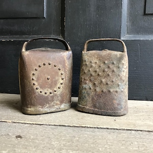 Antique French Cow Bell Iron Metal Primitive French Farmhouse, Sold by ...
