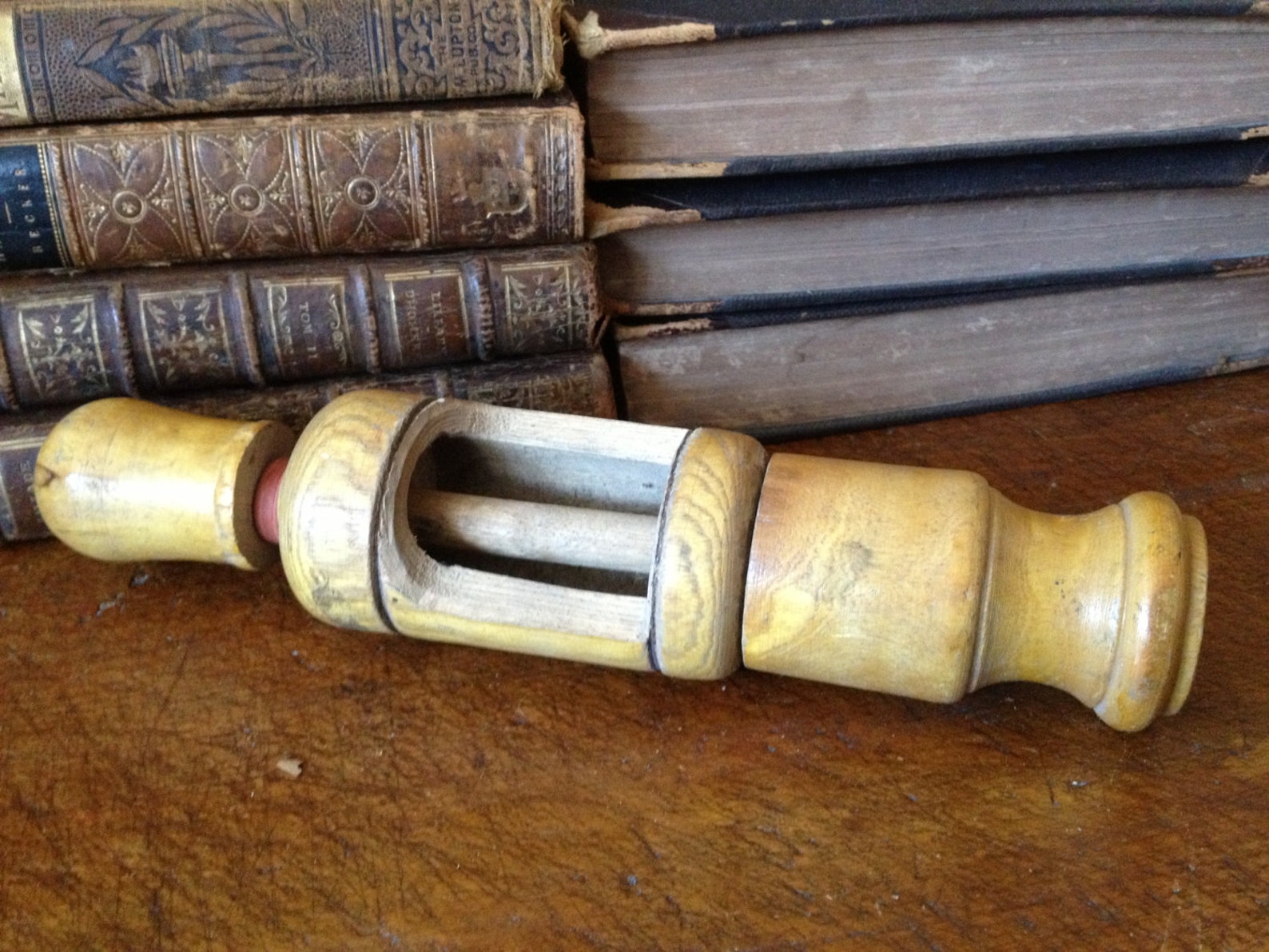 French Wine Bottle Cork Inserter Wood French Country - Etsy