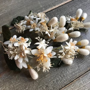 French Floral Bridal Sprays, Wedding Spray Tiara, Crown, Couronne, Wax ...