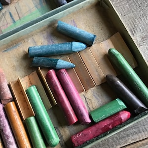 French Crayons, Original Box, Sketching Crayons, Made in France, Art ...