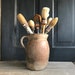 1 French Copper Paint Brush, Industrial Decor, Round Brush, Wood Handle ...