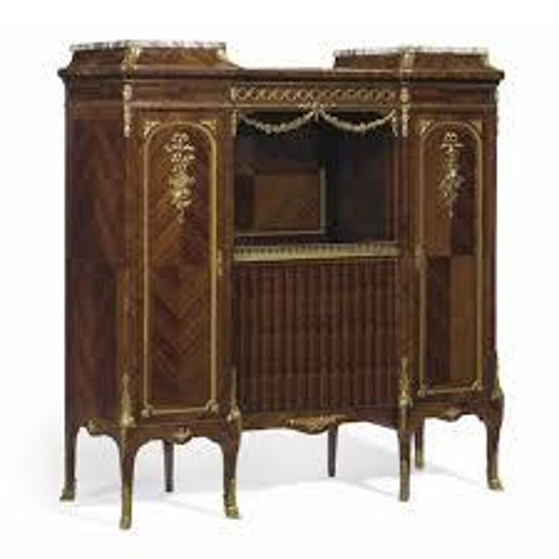 19th C Signed Haentges Gilded Bronze Furniture Mount, Acanthus Leaf ...