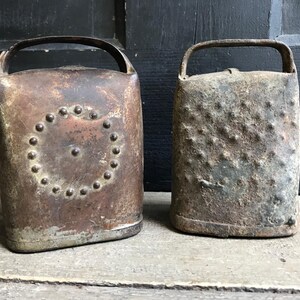 Antique French Cow Bell Iron Metal Primitive French Farmhouse, Sold by ...