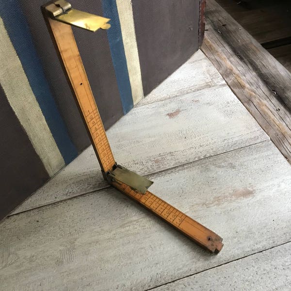 Folding Wood Ruler - Etsy