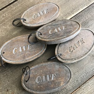 1 French Key Fob, Cave Room Key Holder, Carved Wood, French Chateau ...