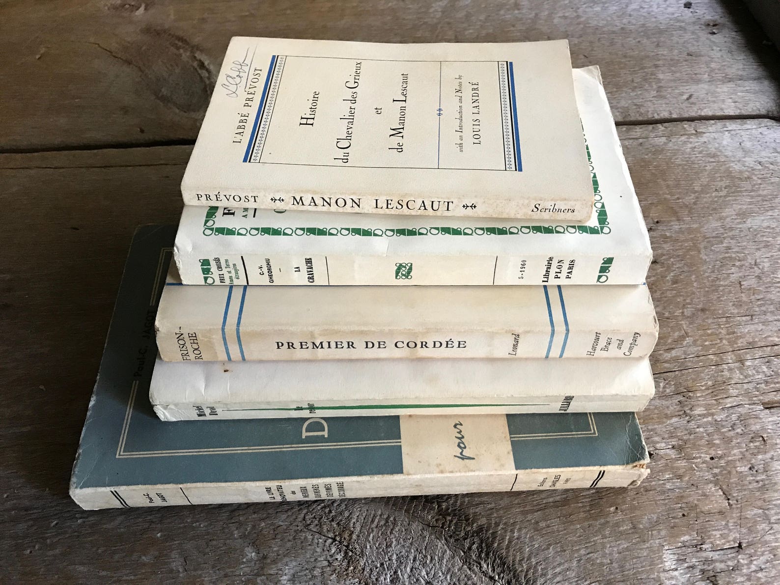 1950s French History Book Collection, 5 Paperbacks, French Text - Etsy