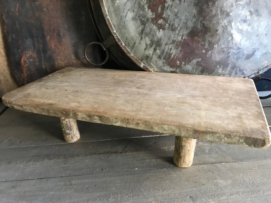 Rustic Serving Bread Board, Footed, Charcuterie, Pizza, Cheeseboard ...