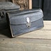 19th C French Document Case, File Box, Brass, Expandable File, Invoice ...