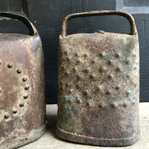 Antique French Cow Bell Iron Metal Primitive French Farmhouse, Sold by ...