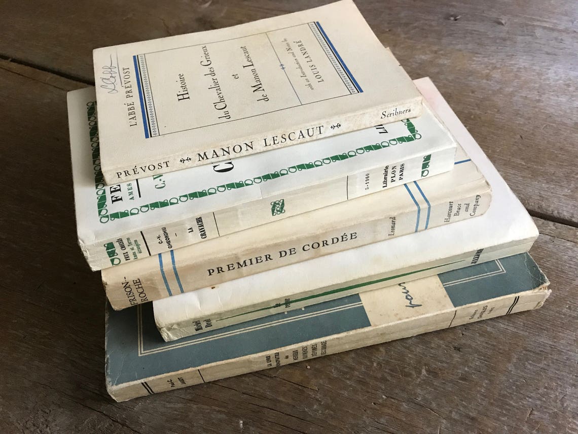 1950s French History Book Collection 5 Paperbacks French - Etsy