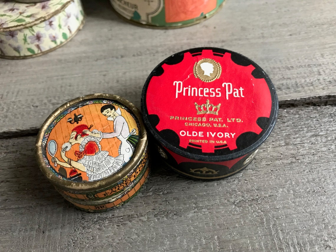 1920s Dusting Face Powder Box Art Deco Art Nouveau Litho - Etsy