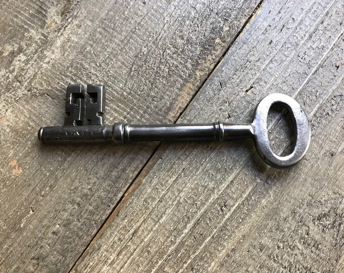 Antique Skeleton Key, Polished, Large, Georgian, Victorian, Garden Gate ...