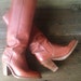 Frye Leather Riding Boots Knee High Campus Rust Brown Size 5,5 USA High ...