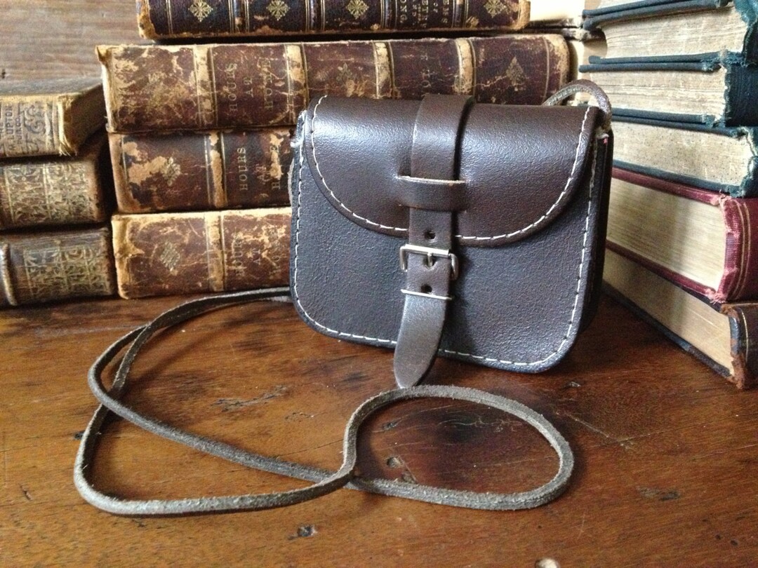 Dark Brown Leather Bag, Crossbody Purse, Saddle Bag, Satchel - Etsy