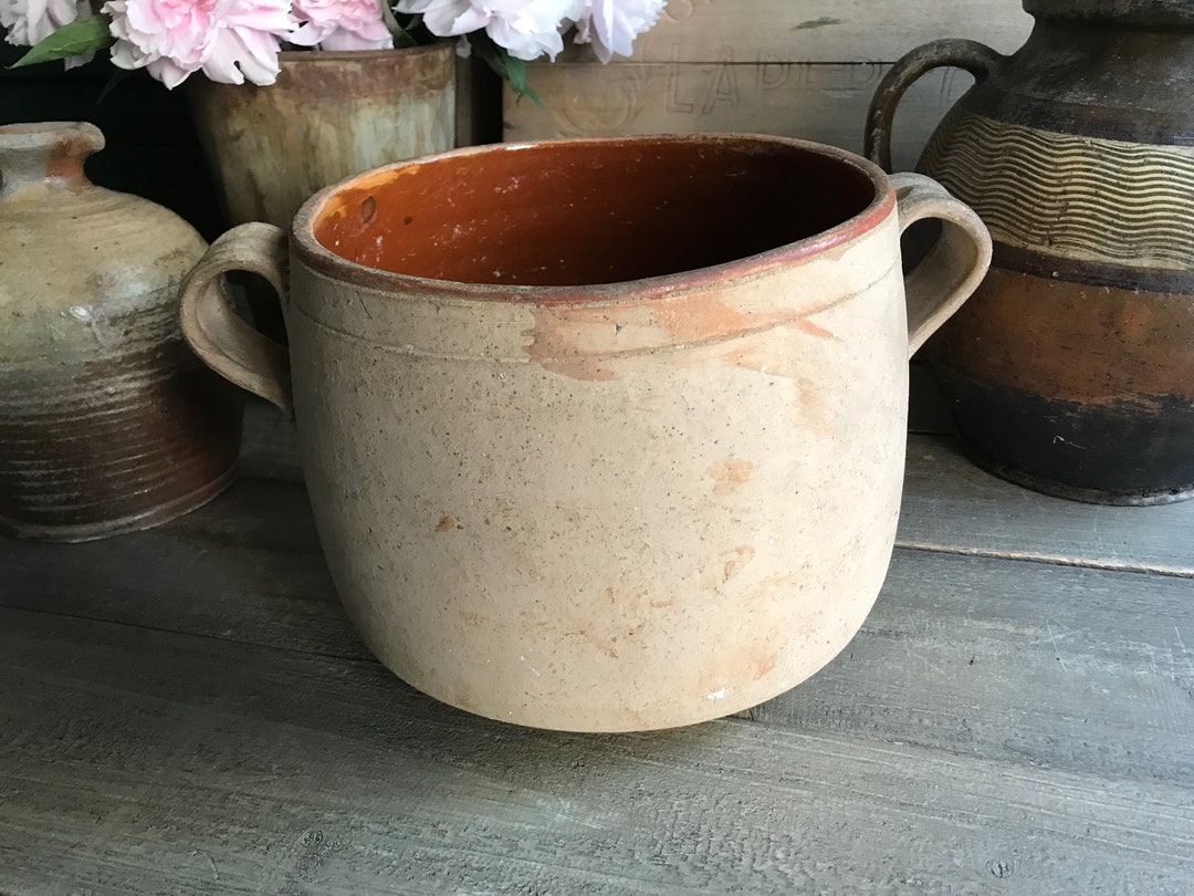 French Handled Cooking Pottery, Terra Cotta Earthenware Pottery ...