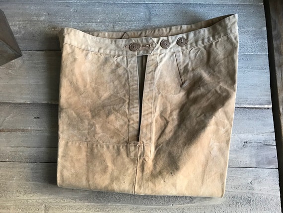French Canvas Chaps, Hunting Fishing Sporting Wear, P… - Gem