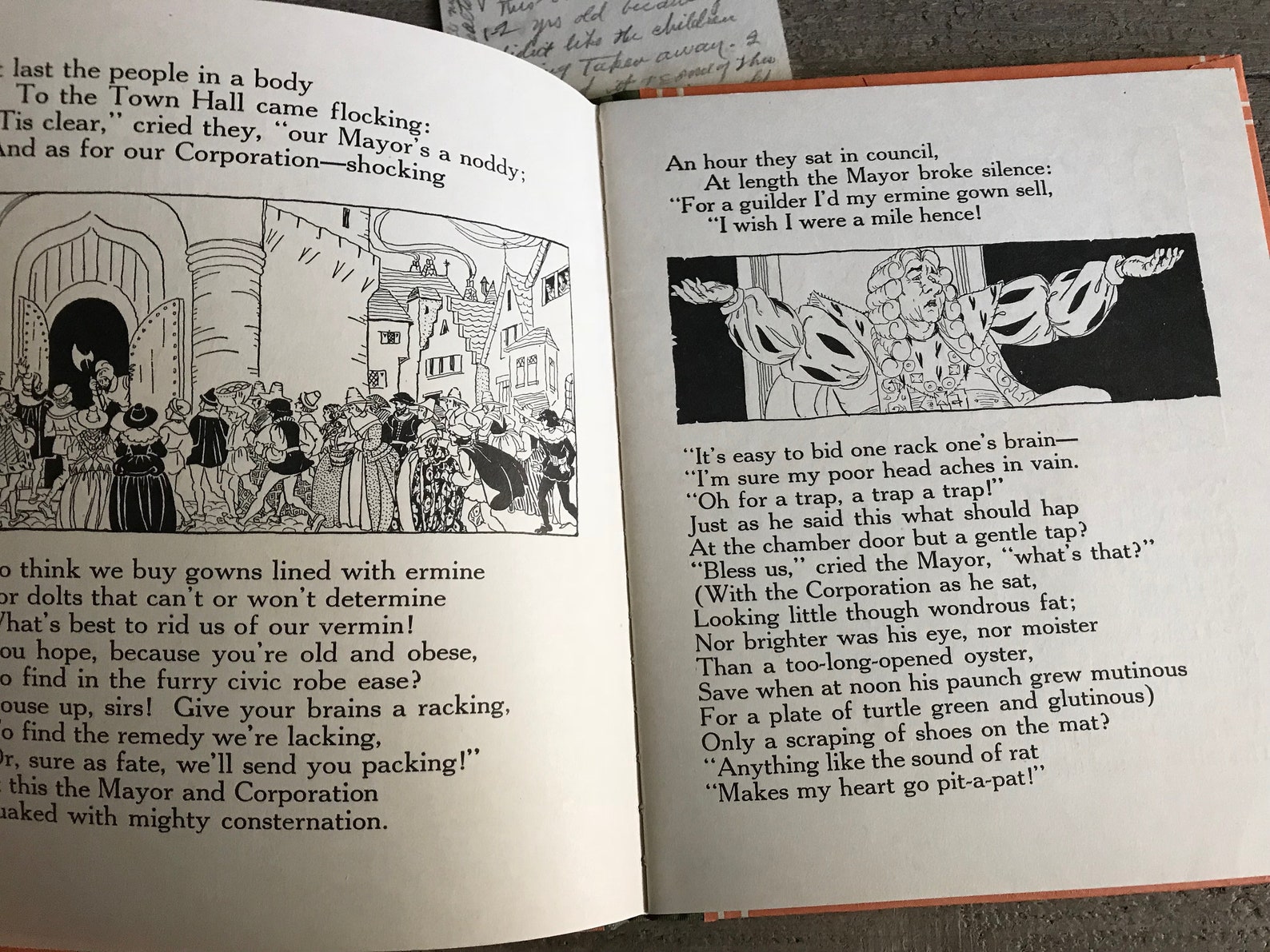 1928 the Pied Piper of Hamelin Medieval Illustrations | Etsy