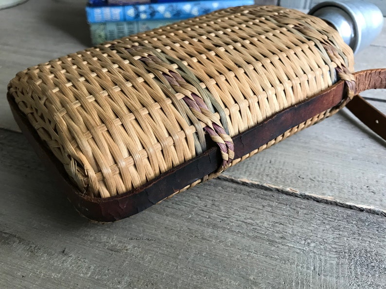 French Wicker Water Flask Lourdes Spa Bottle French | Etsy